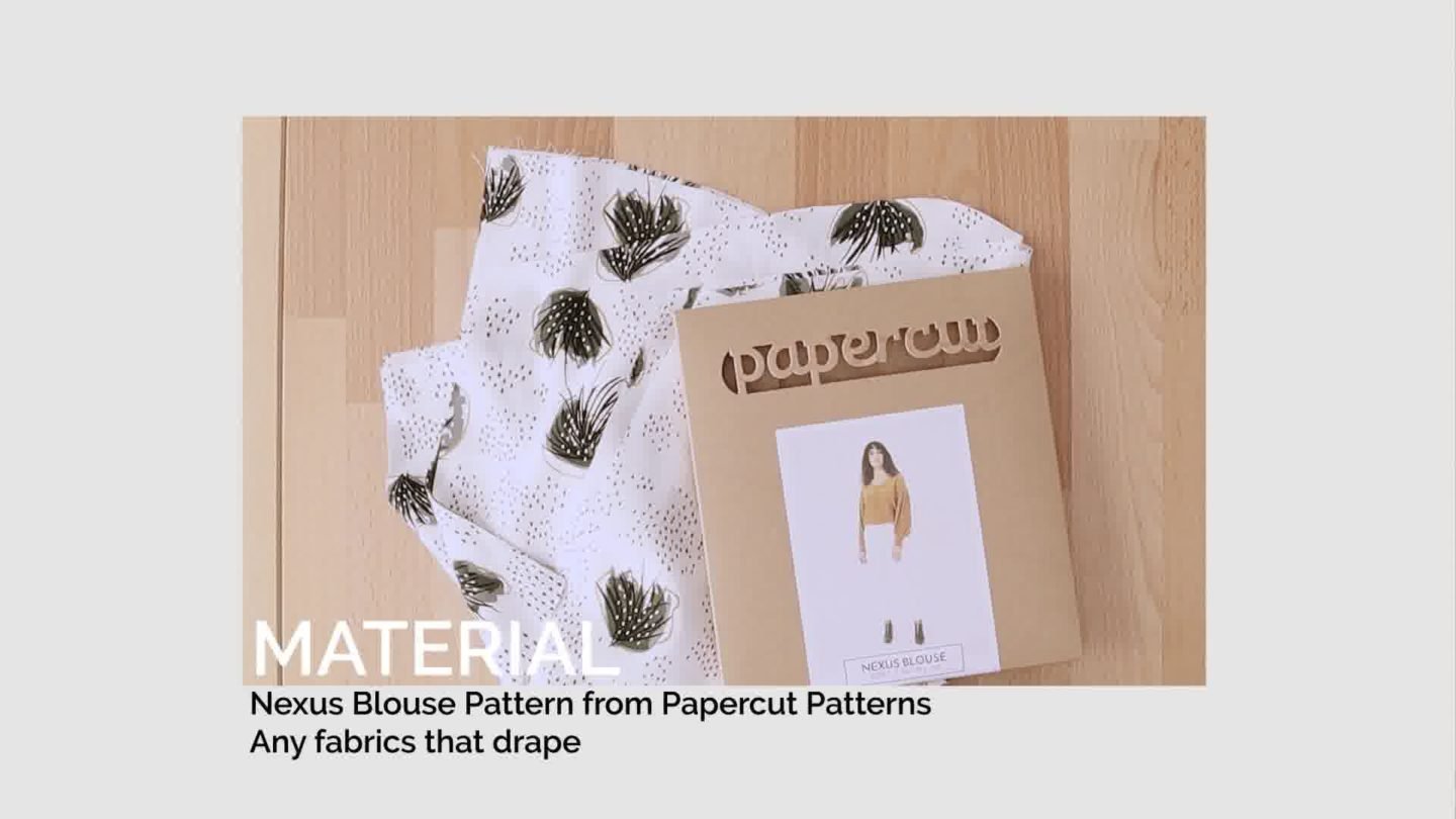 Nexus Blouse by Papercut Patterns | Sewing Therapy Sew Along Tutorial ...