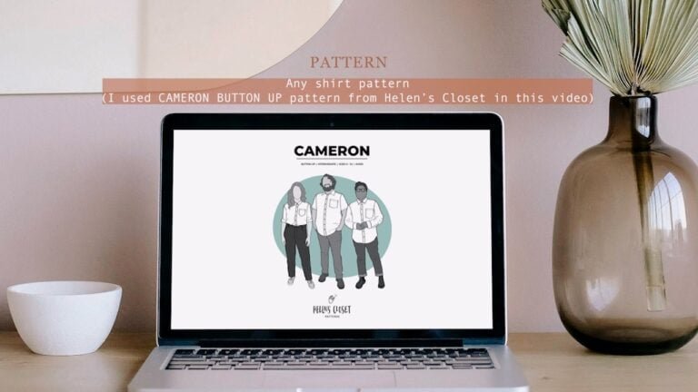 How To Sew A Button Up Shirt For Beginners - Feat. Cameron Button Up By ...